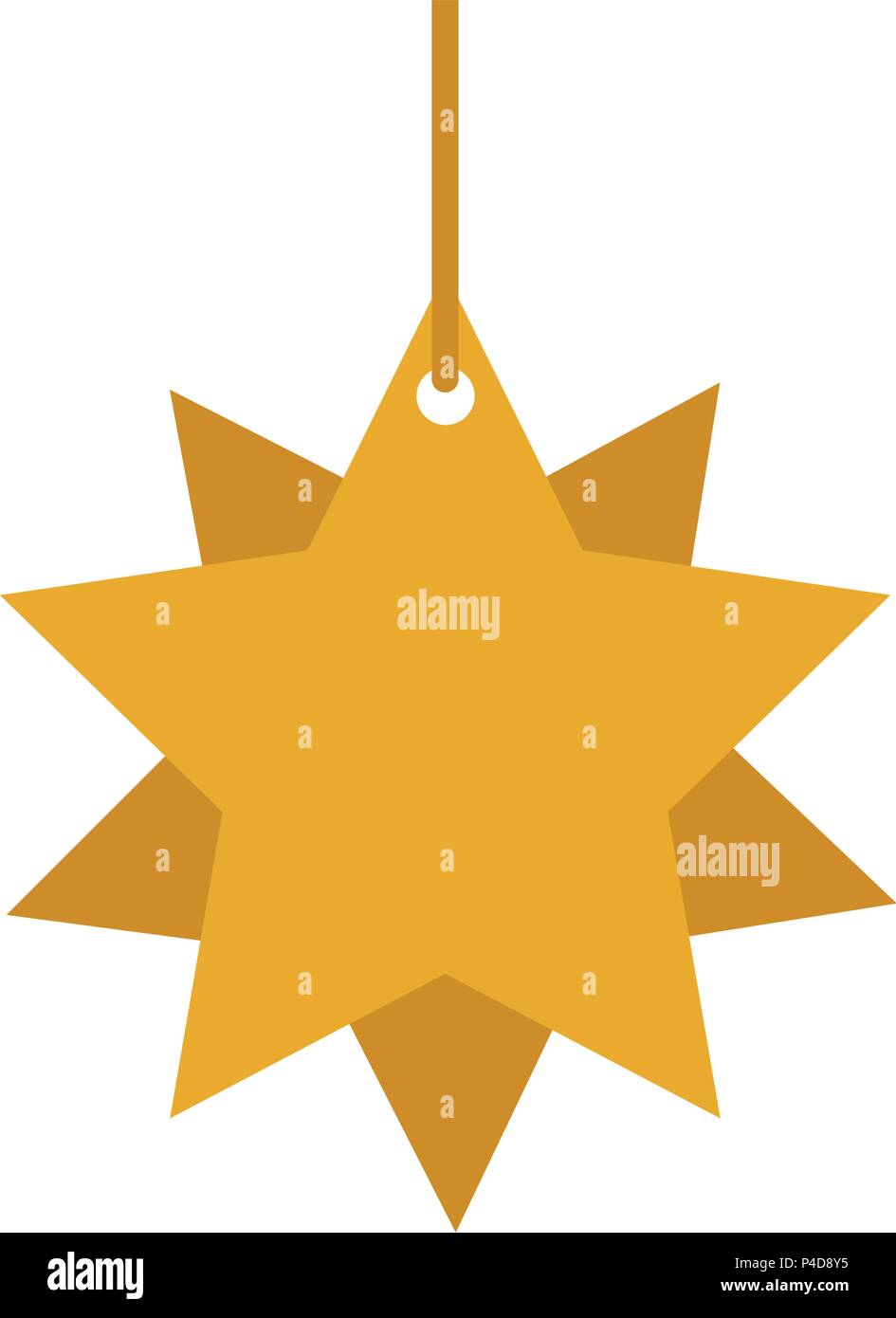 star decorative hanging icon Stock Vector Image & Art - Alamy