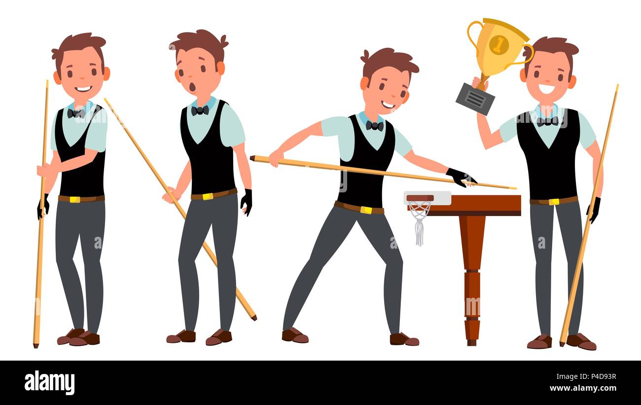 Snooker Player Stock Vector Images - Alamy