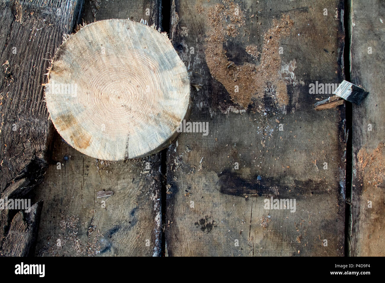 Old rotten wooden boards with a natural texture Stock Photo - Alamy