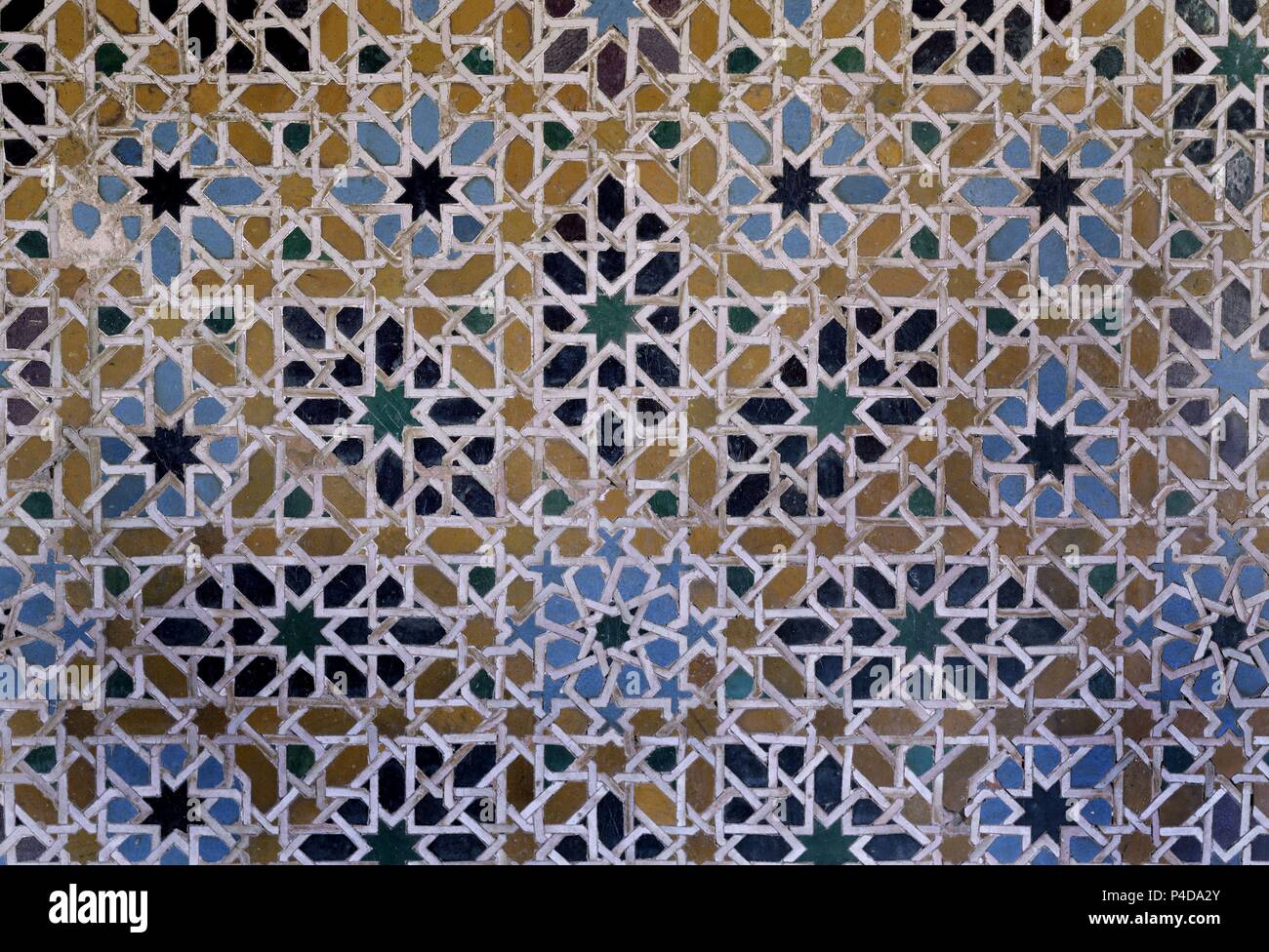 DETALLE ALICATADO DEL SALON DEL TRONO DE MUHAMMAD V EN EL MIRADOR DE ...