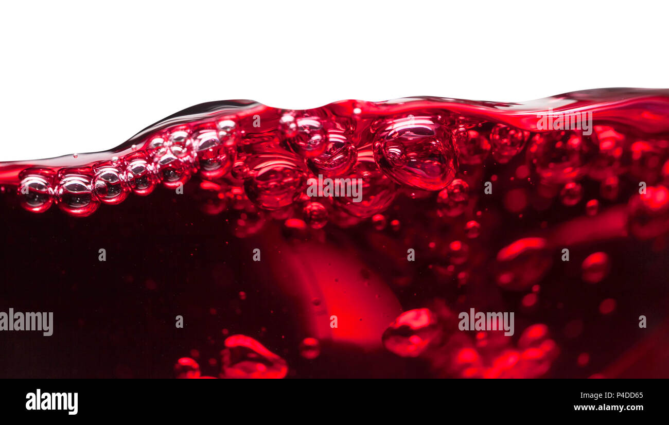 Red wine abstract splashing , isolated on white background, saved ...