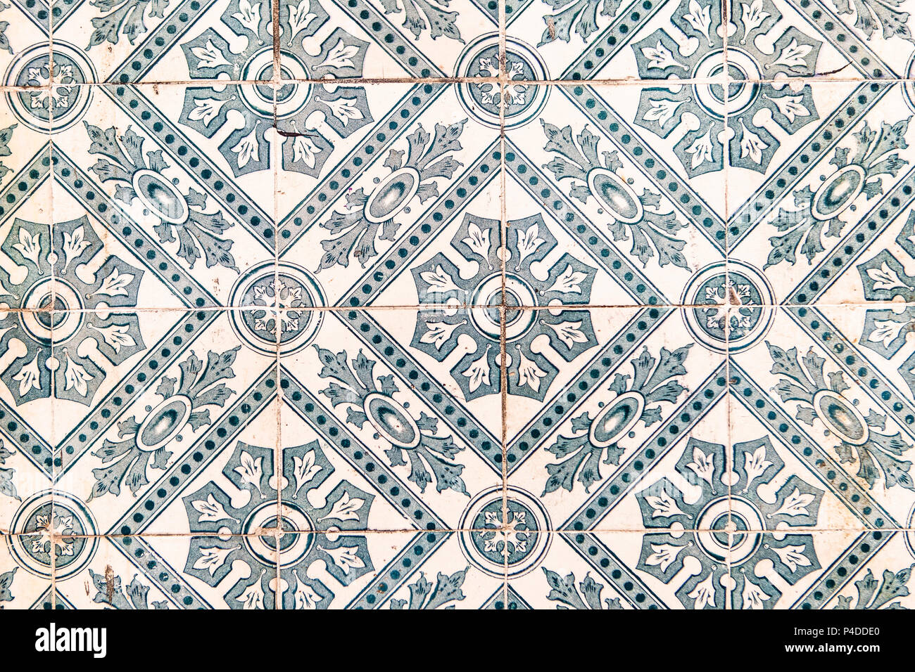 Azulejo tiles in the streets of Lisbon Stock Photo - Alamy