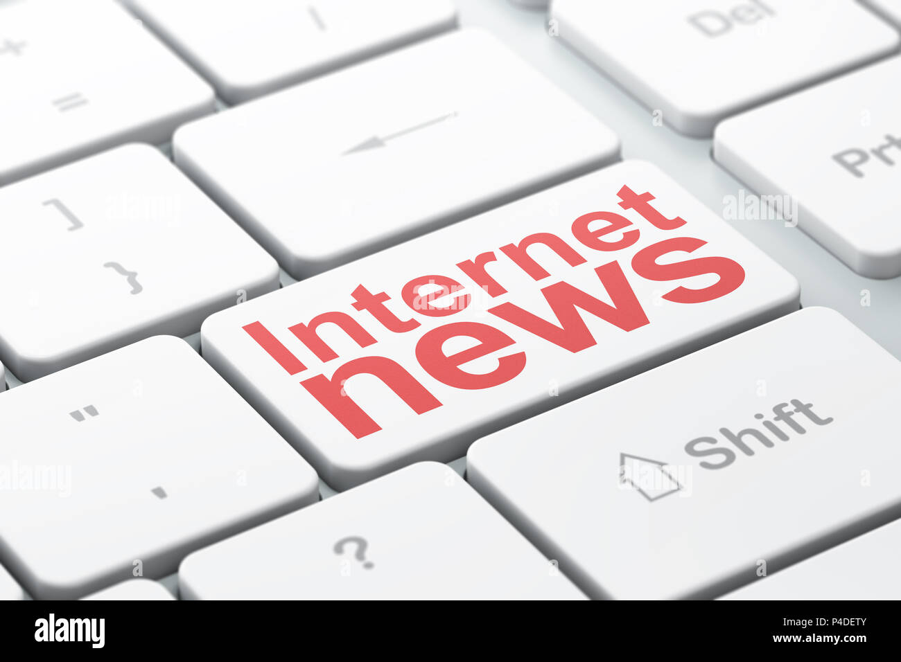 News concept: Internet News on computer keyboard background Stock Photo ...