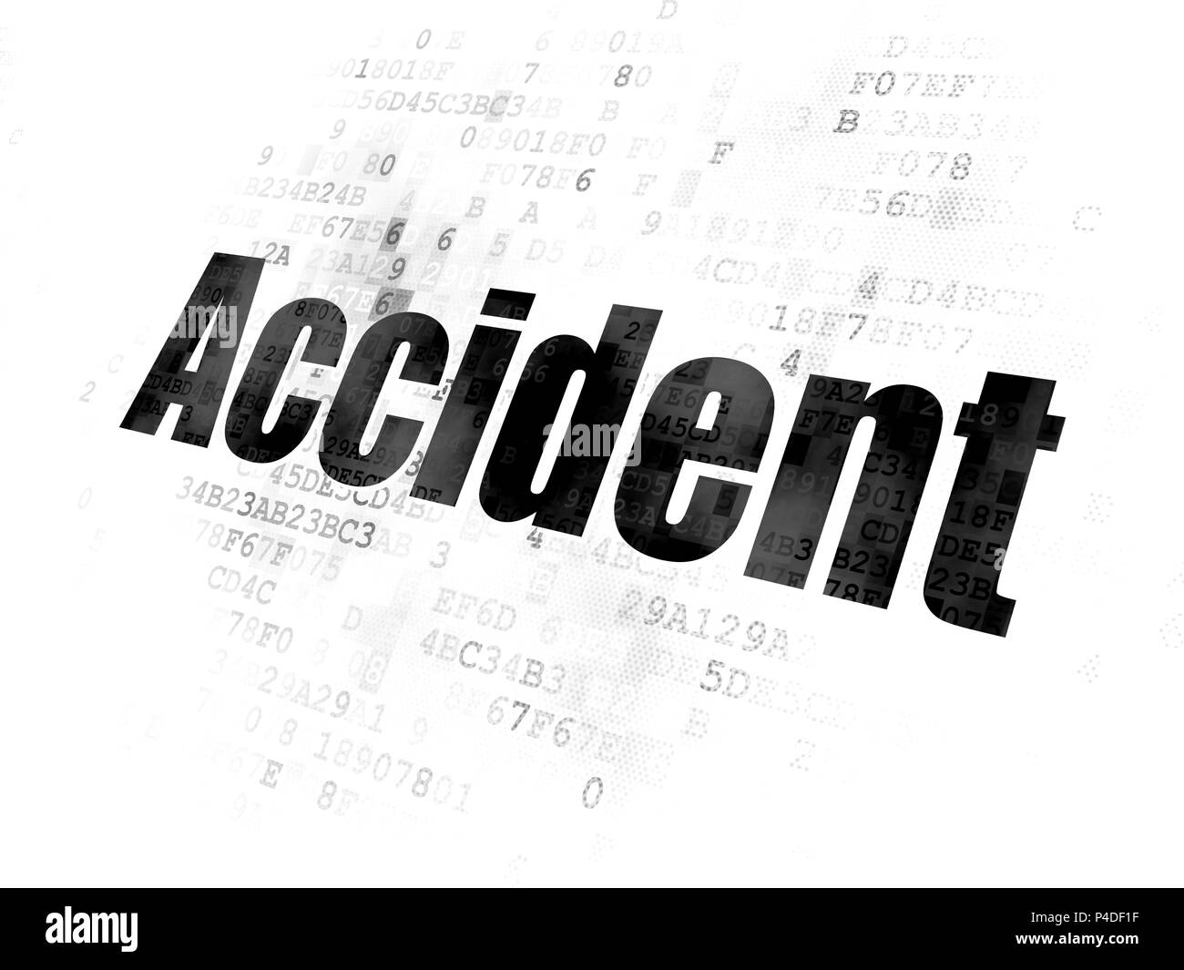 Insurance concept: Accident on Digital background Stock Photo - Alamy