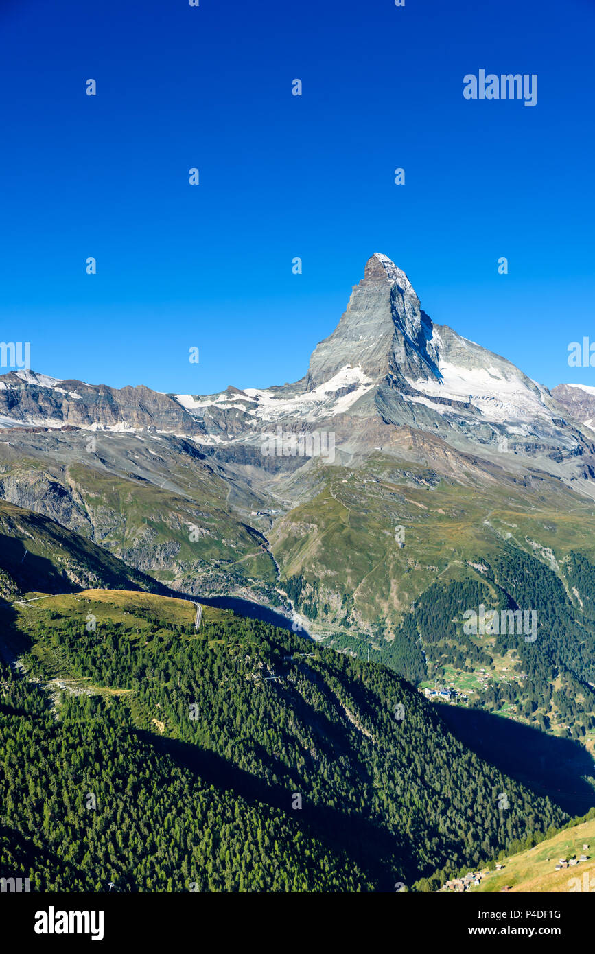 Matterhorn - beautiful landscape of Zermatt, Switzerland Stock Photo ...
