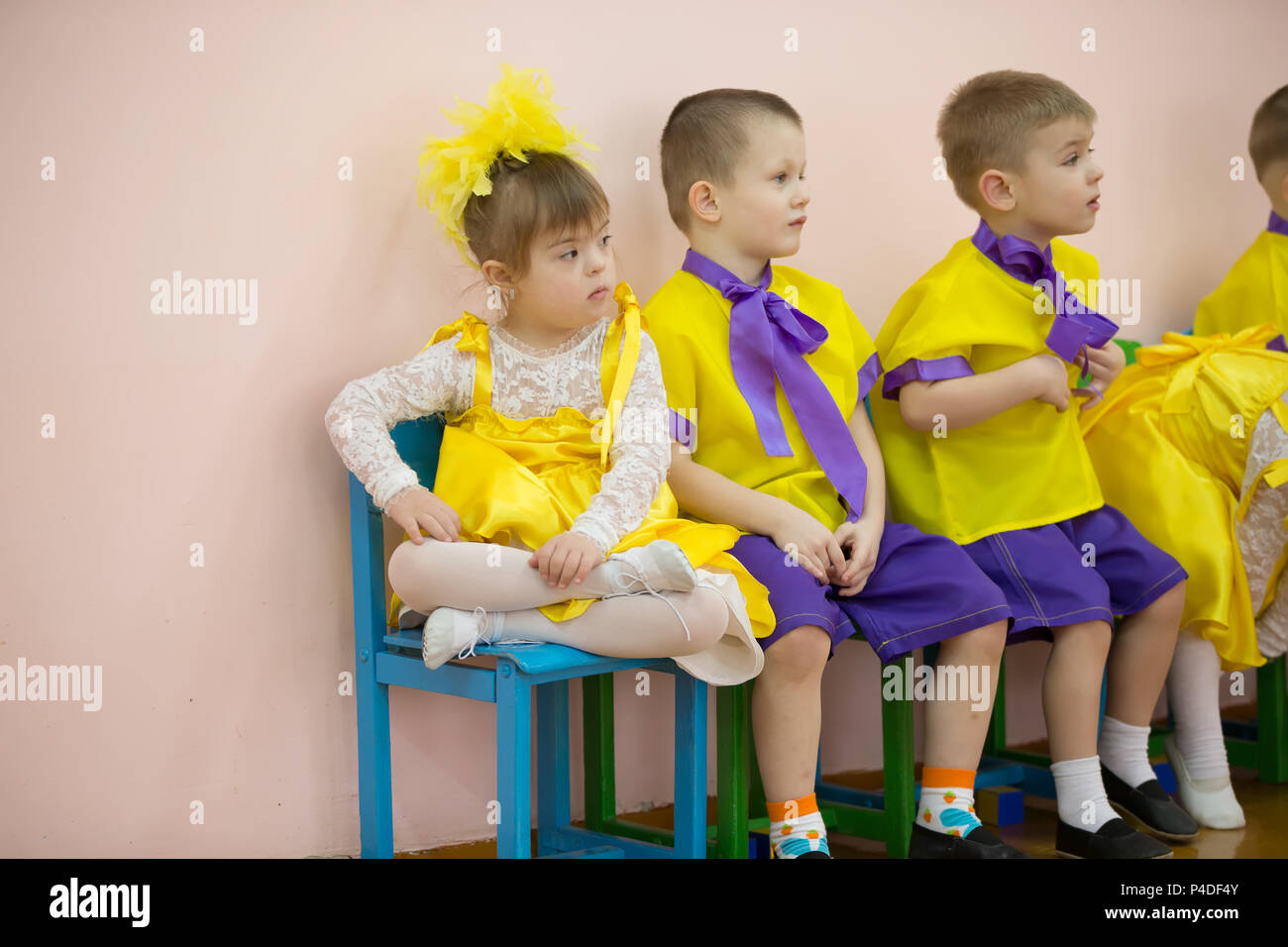 Belarus, the city of Gomel on March 2, 2018. Kindergarten for children ...