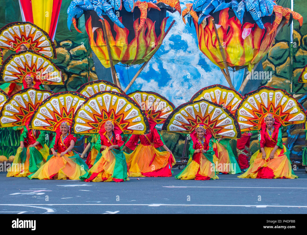 Participants in the Aliwan fiesta in Manila Philippines Stock Photo - Alamy