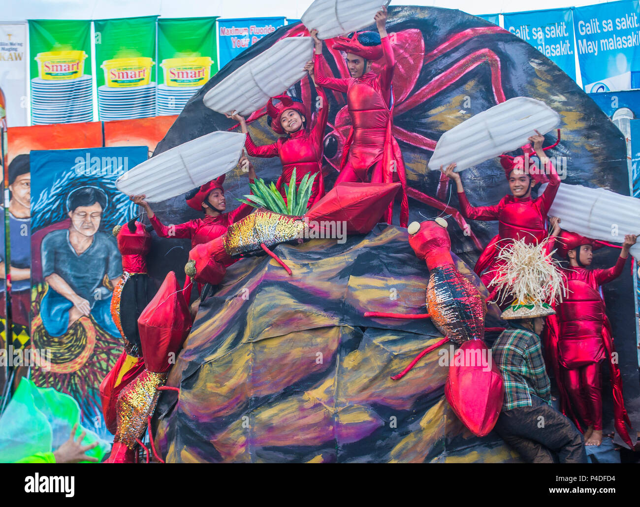 Participants in the Aliwan fiesta in Manila Philippines Stock Photo - Alamy