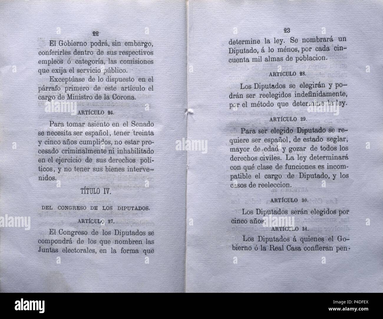 Constitución 1876 hi-res stock photography and images - Alamy