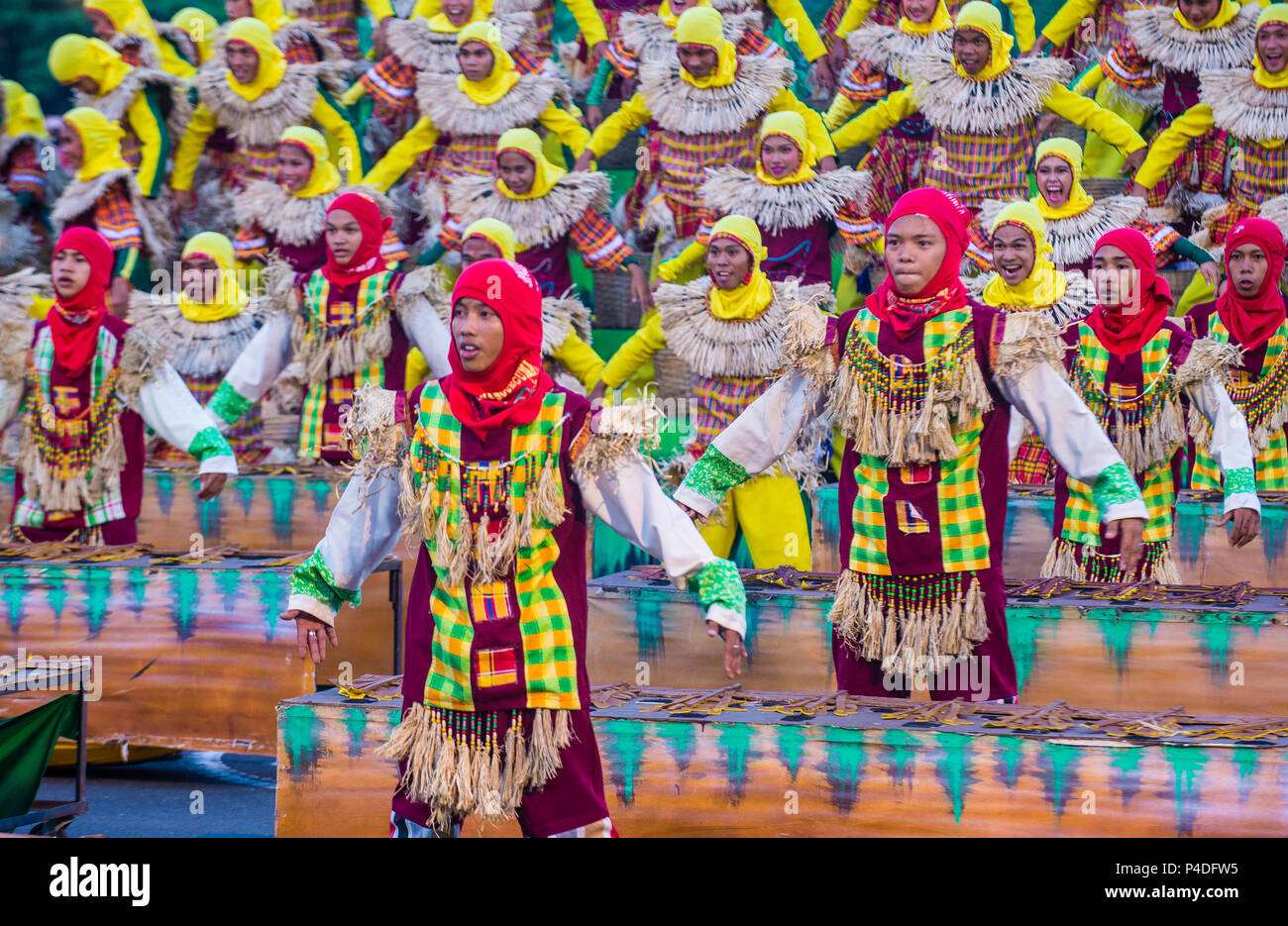 Participants in the Aliwan fiesta in Manila Philippines Stock Photo - Alamy
