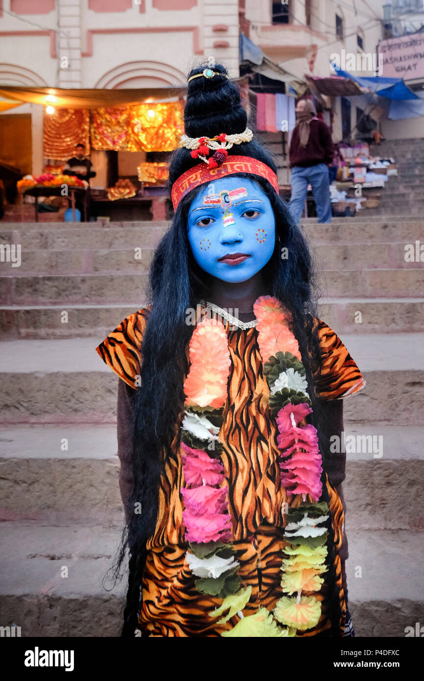 India, Varanasi, portrait Stock Photo - Alamy