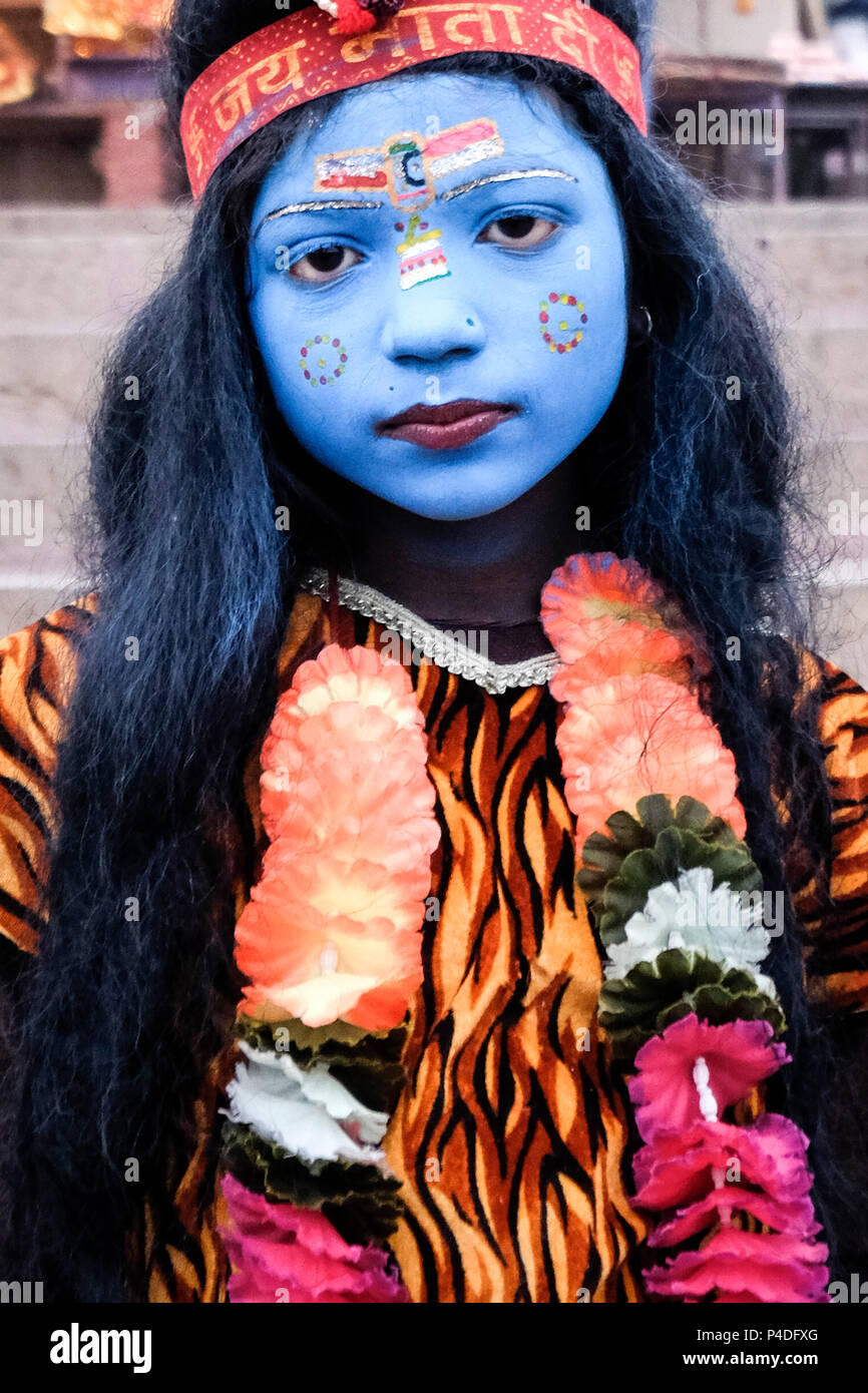 India, Varanasi, portrait Stock Photo - Alamy