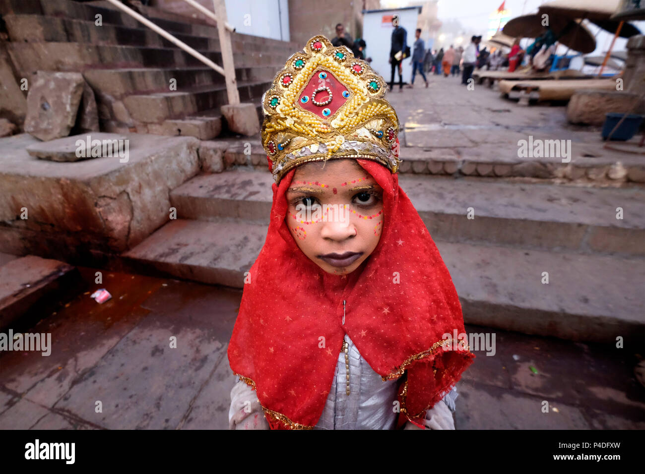 India, Varanasi, portrait Stock Photo - Alamy
