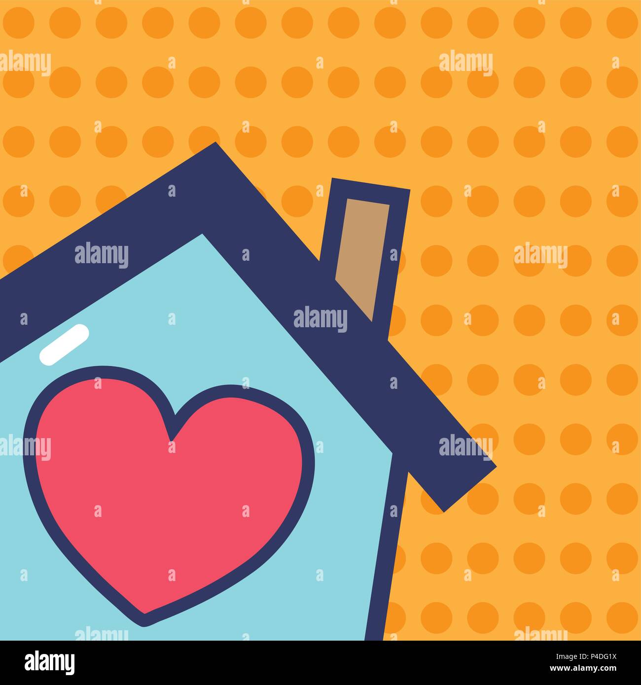 Sweet home cartoon Stock Vector Image & Art - Alamy