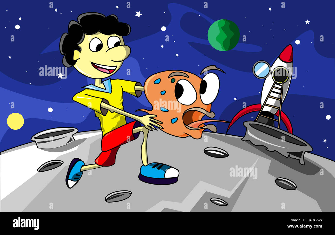 let's play with an alien Stock Photo - Alamy