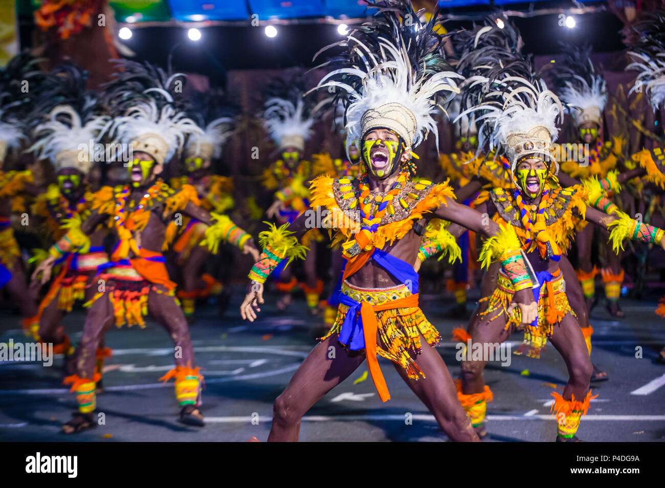 Participants in the Aliwan fiesta in Manila Philippines Stock Photo - Alamy