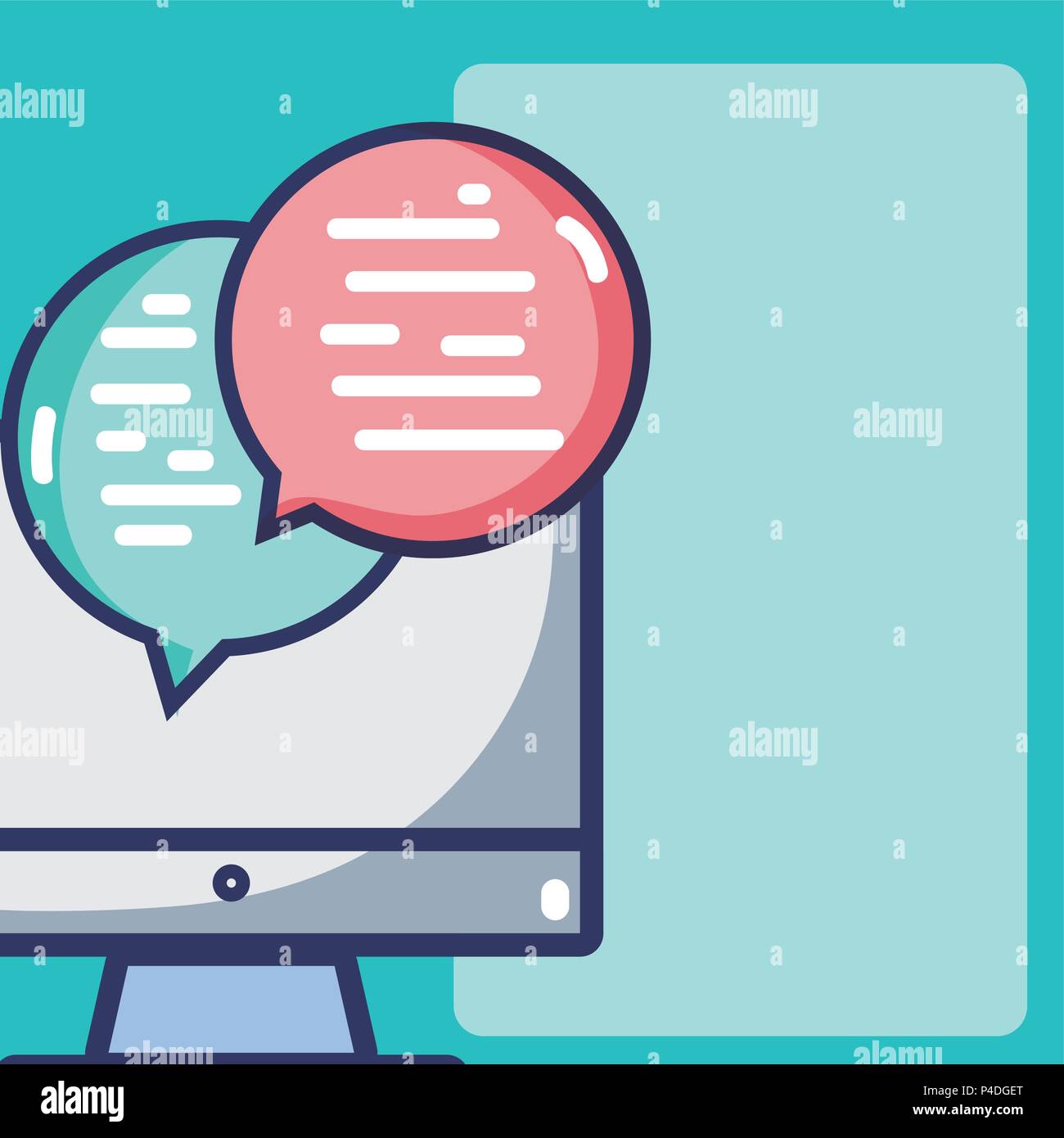 Chatting organizer Stock Vector Images - Alamy