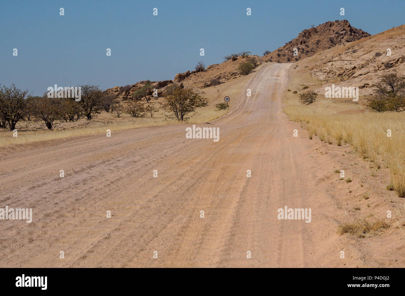On the Road in Namibia Stock Photo - Alamy