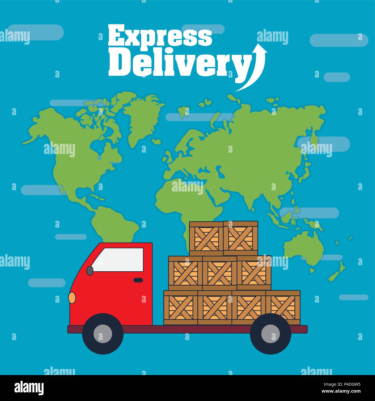 Express delivery concept Stock Vector Image & Art - Alamy