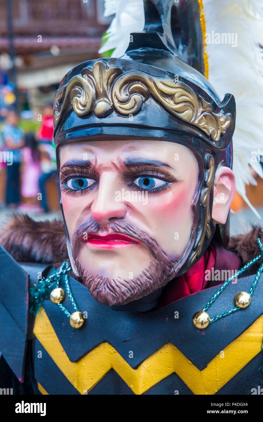 Participant in the Moriones festival in Boac Marinduque island the ...