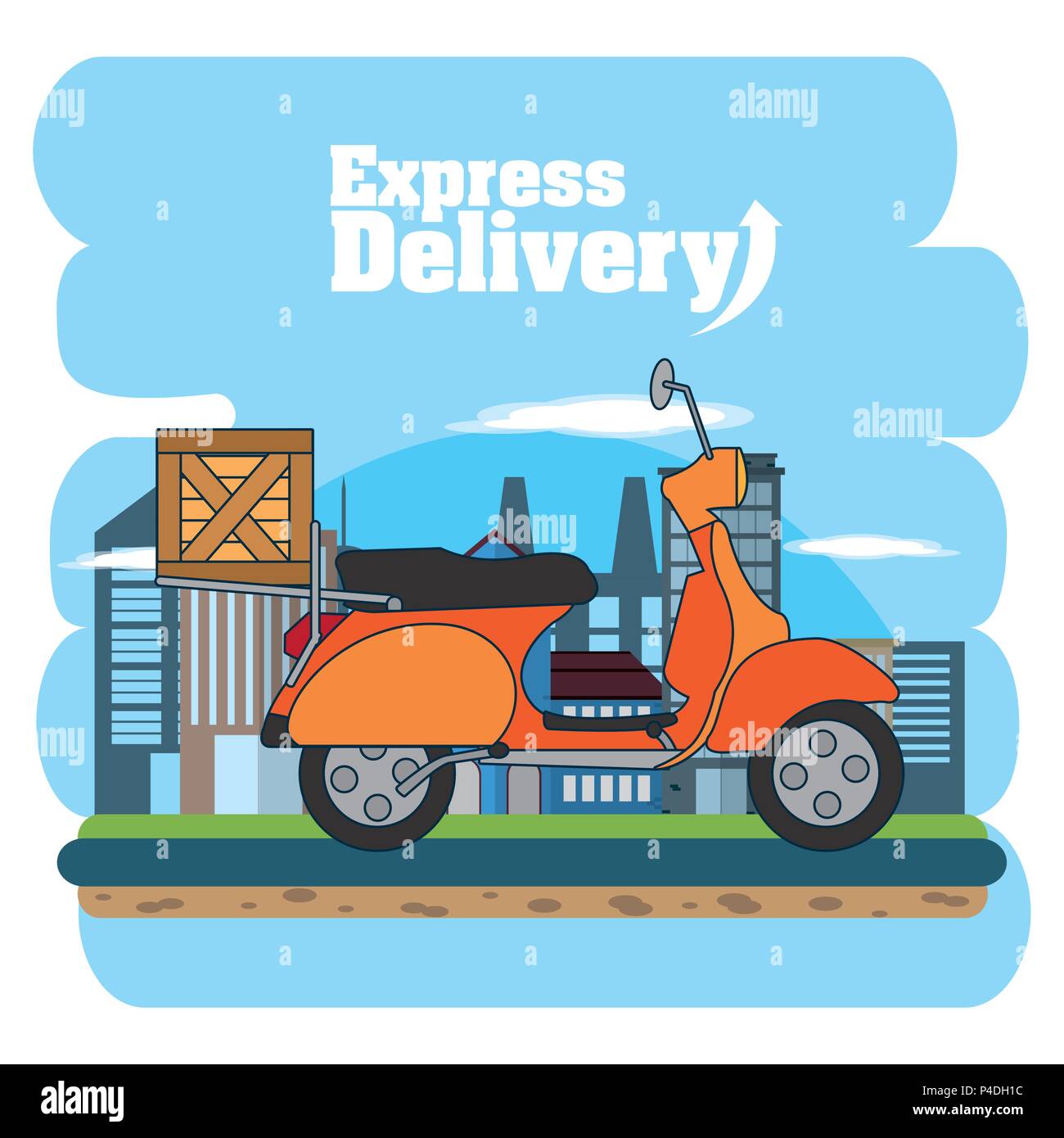 Express delivery concept Stock Vector Image & Art - Alamy
