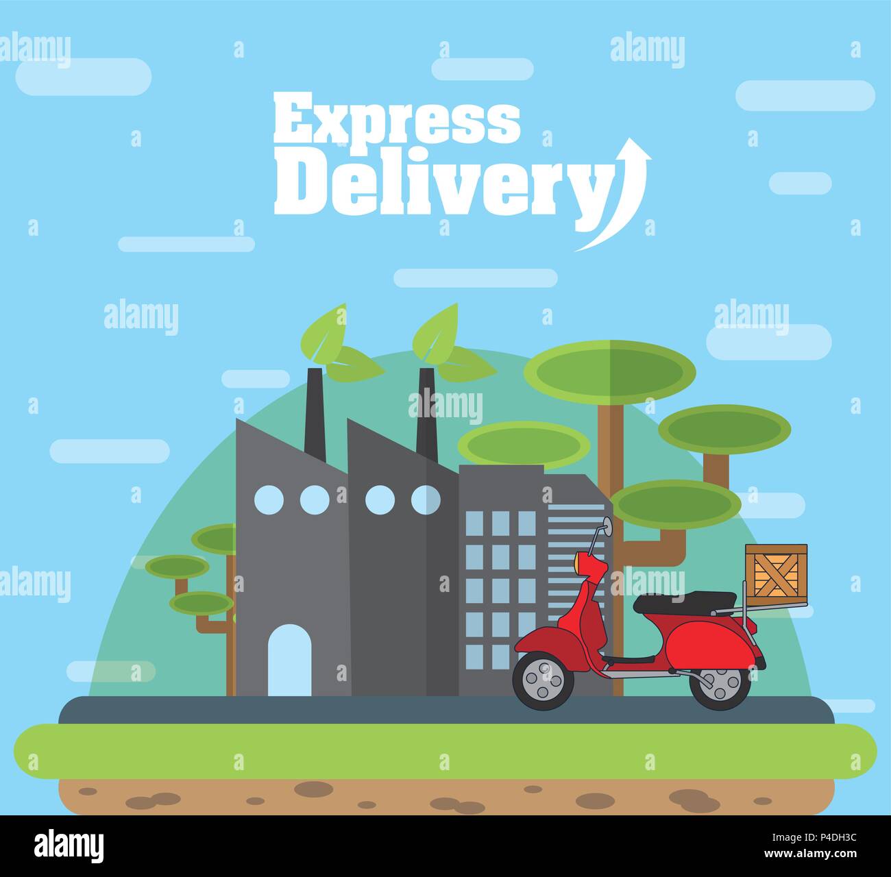 Express delivery concept Stock Vector Image & Art - Alamy