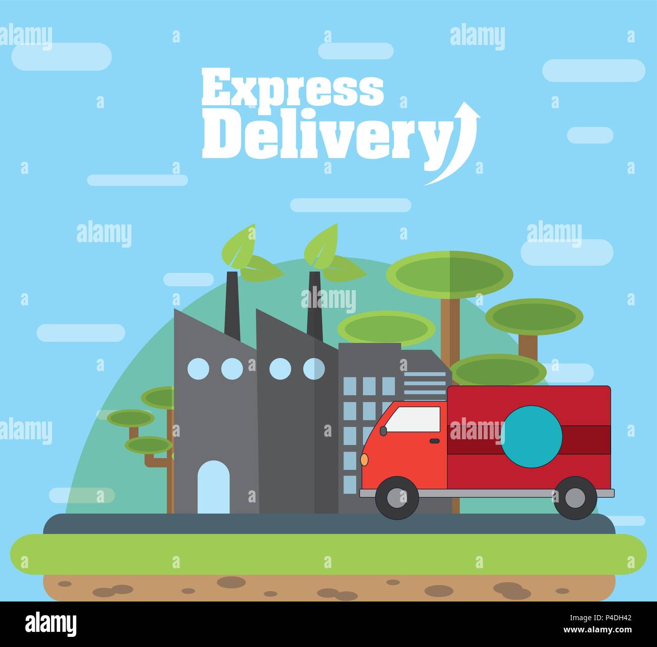 Express delivery concept Stock Vector Image & Art - Alamy