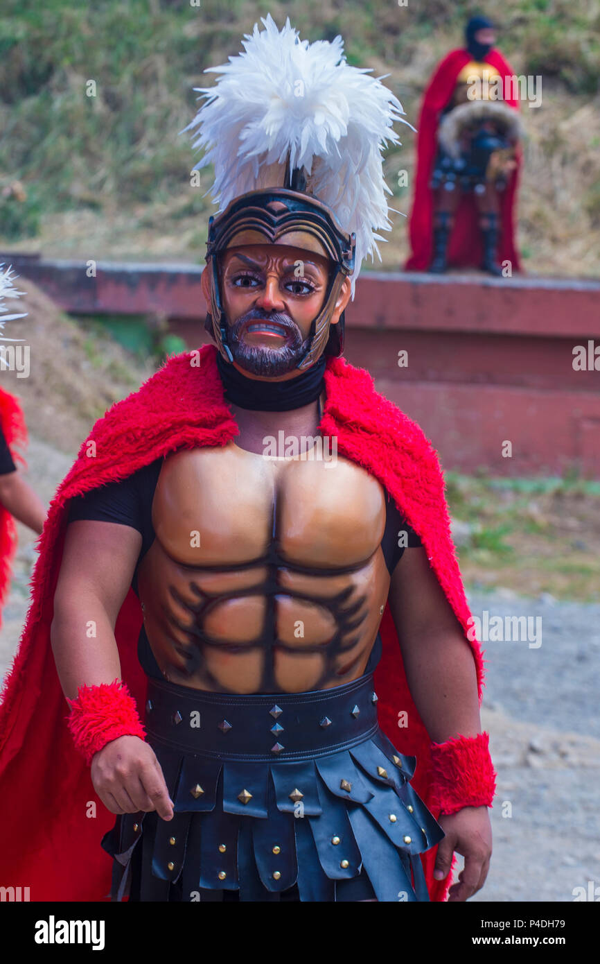 Participant in the Moriones festival in Boac Marinduque island the ...
