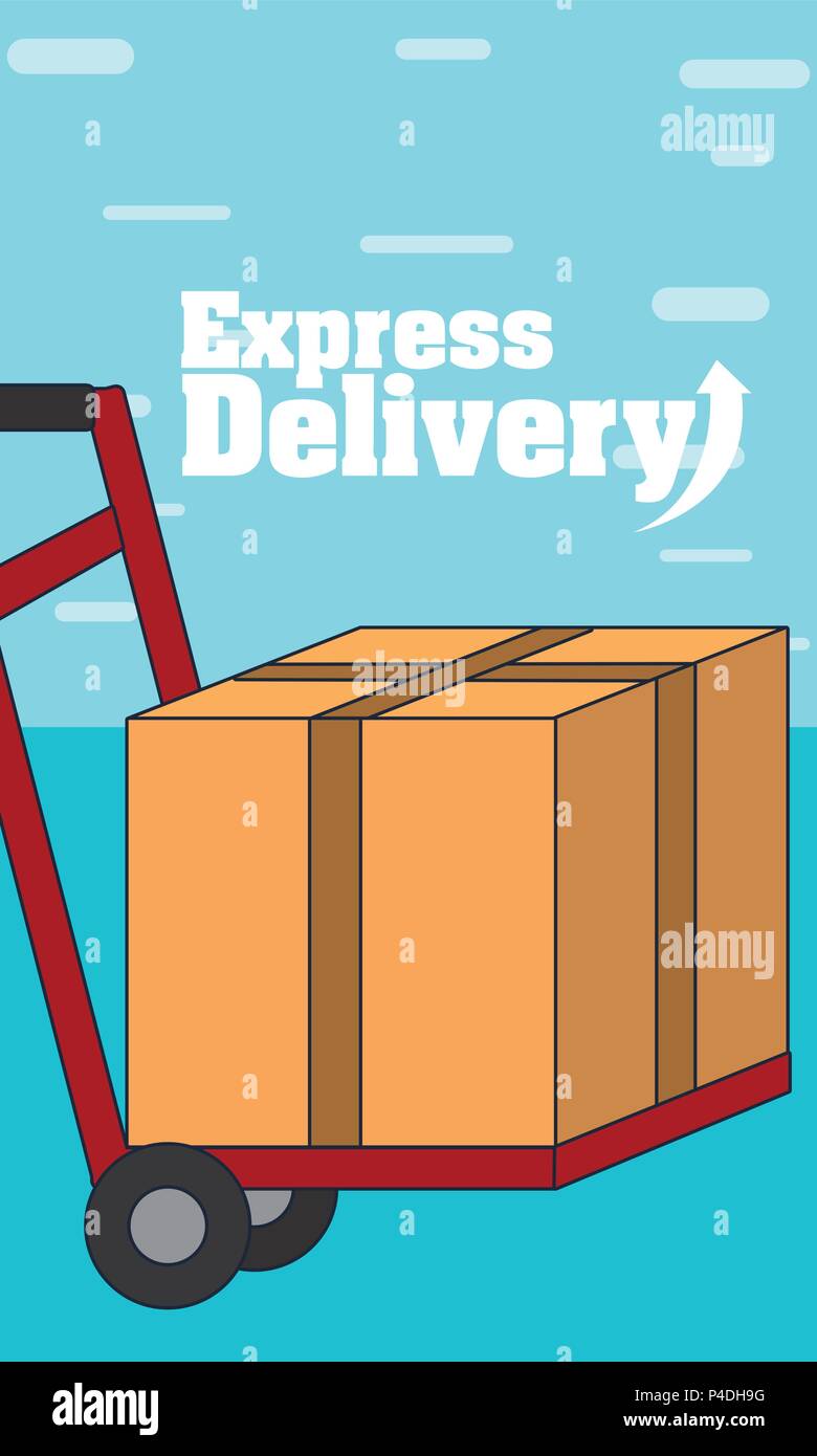 Express delivery concept Stock Vector Image & Art - Alamy