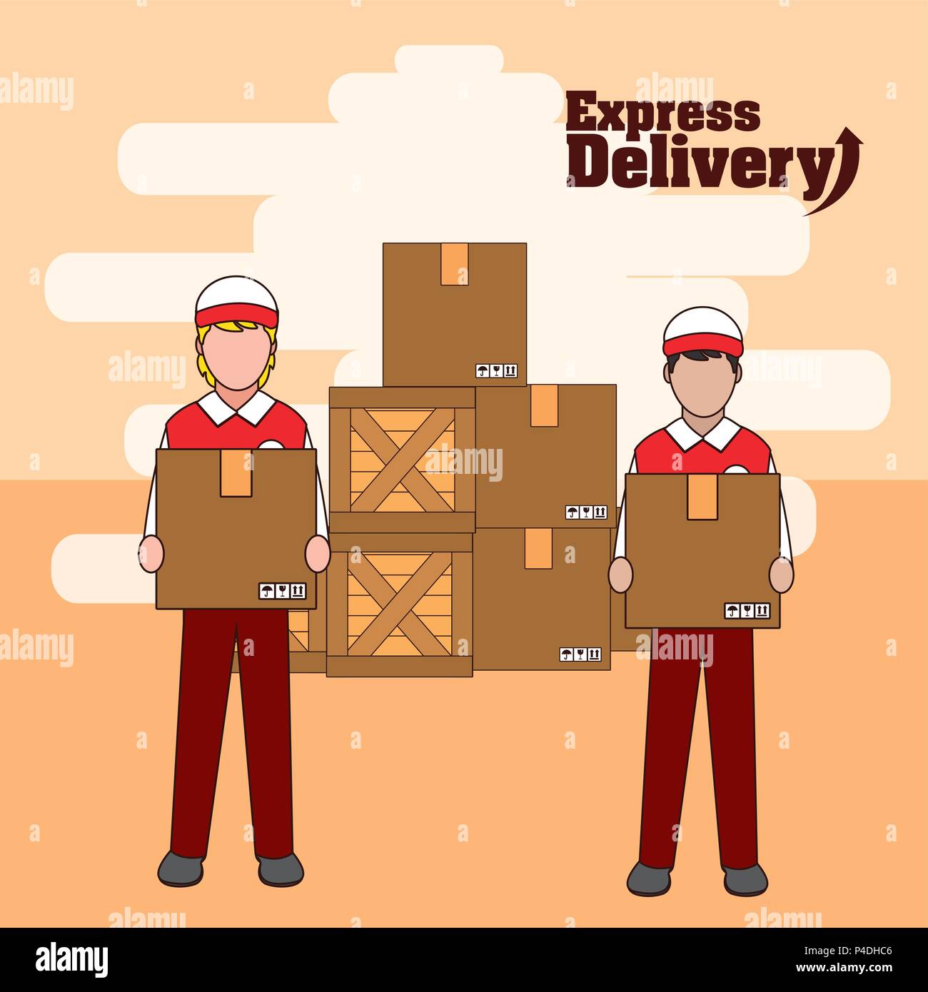 Express delivery concept Stock Vector Image & Art - Alamy
