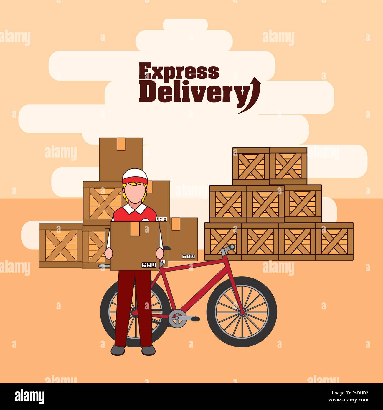 Express delivery concept Stock Vector Image & Art - Alamy