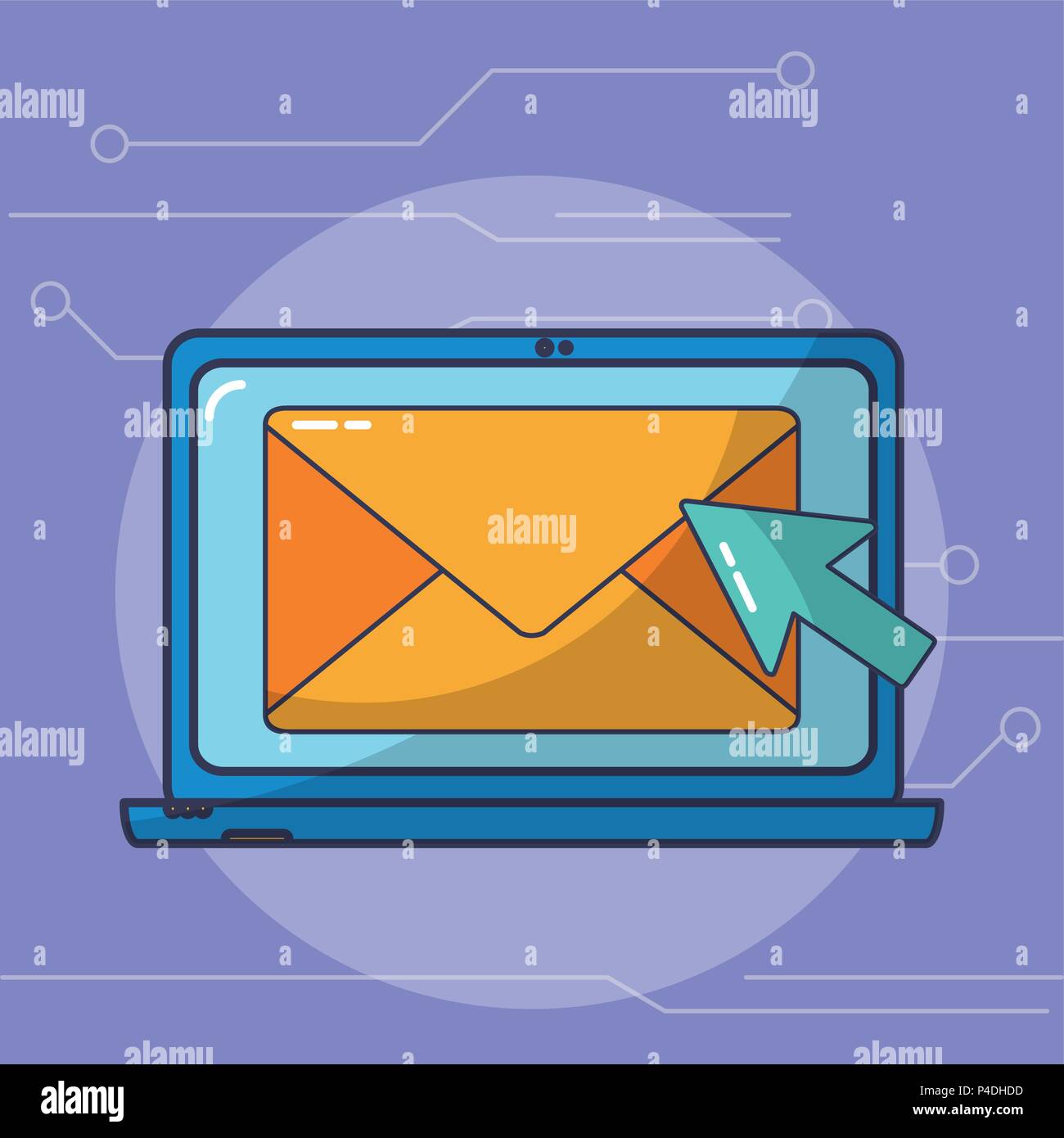 Sending email cursor hi-res stock photography and images - Alamy