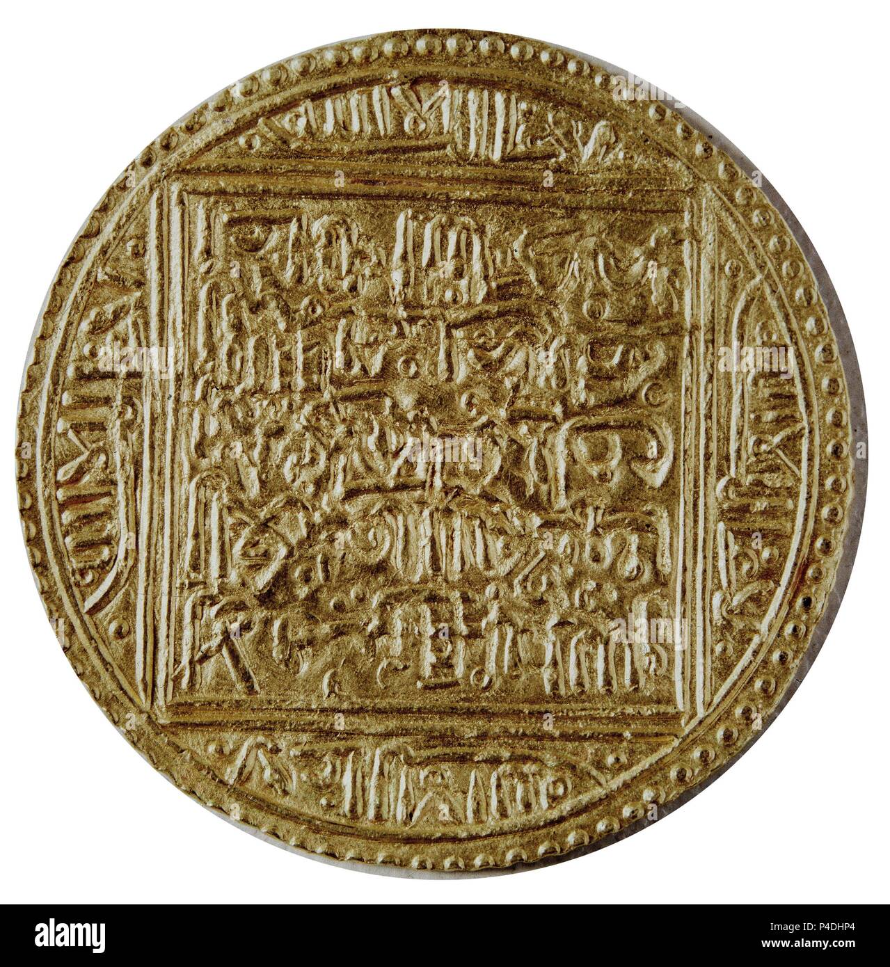 MONEDA-DINAR (74.025) GRANADA-MOHAMED V-REVERSO 33,49 MM. Location ...