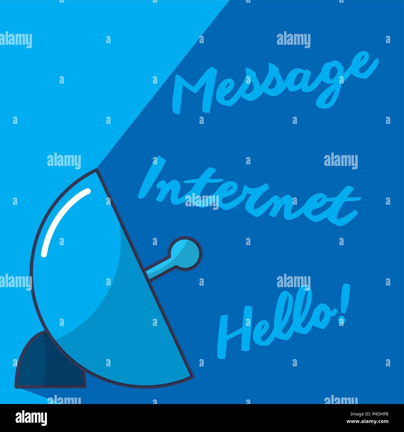 Hello internet message Stock Vector Images - Alamy