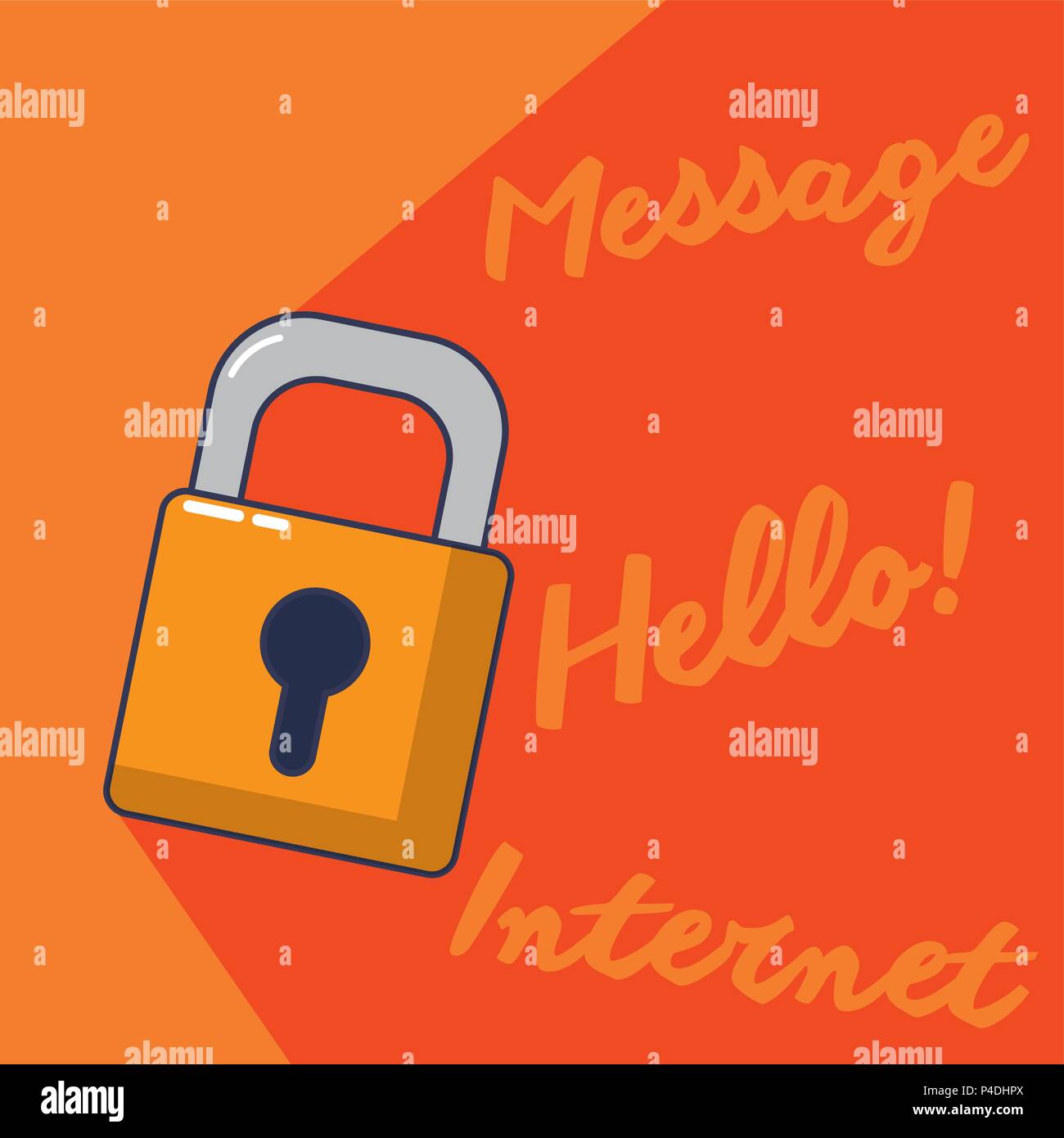 Hello internet and message Stock Vector Image & Art - Alamy