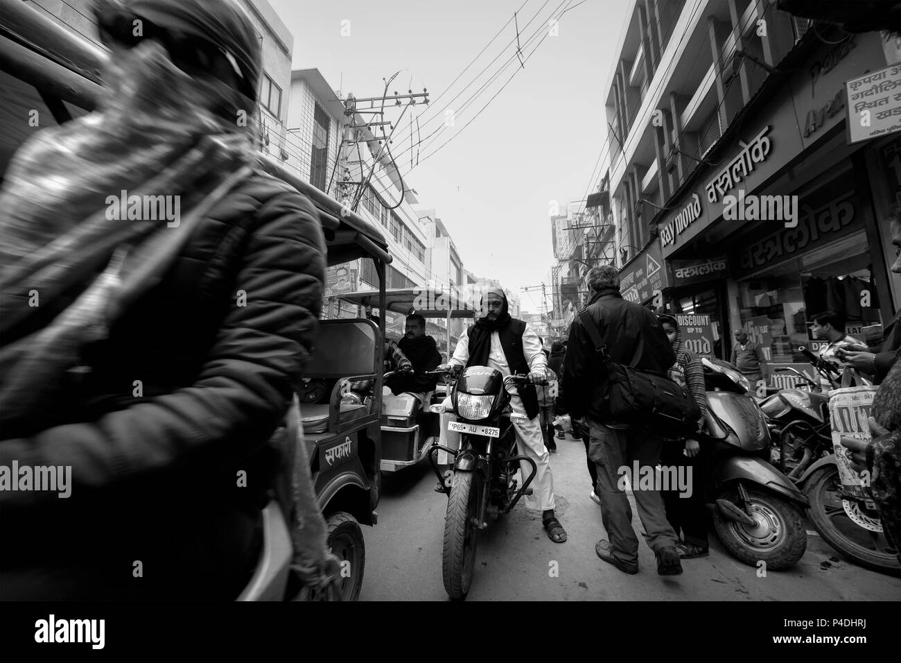 Daily life india Black and White Stock Photos & Images - Alamy