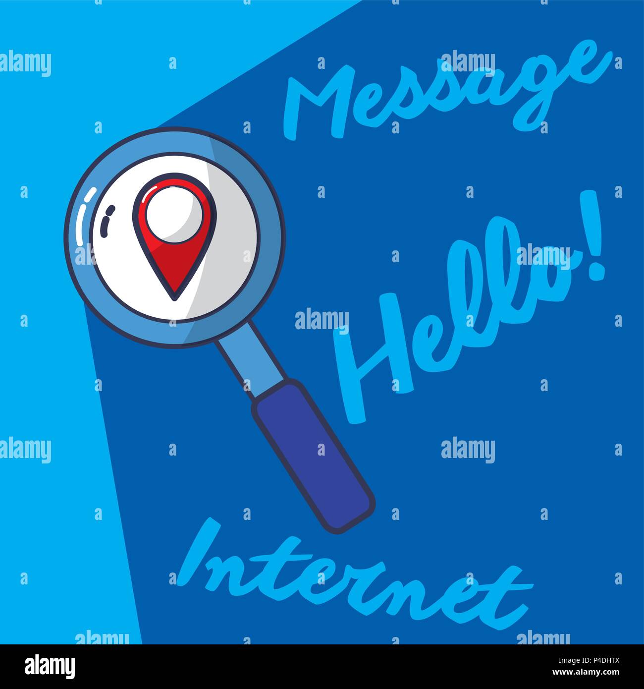Hello internet and message Stock Vector Image & Art - Alamy