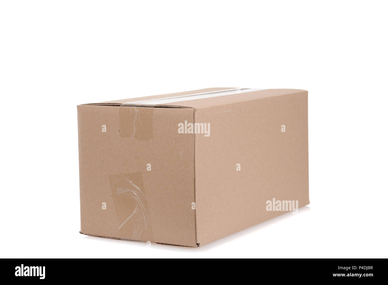 cardboard box on white background Stock Photo - Alamy