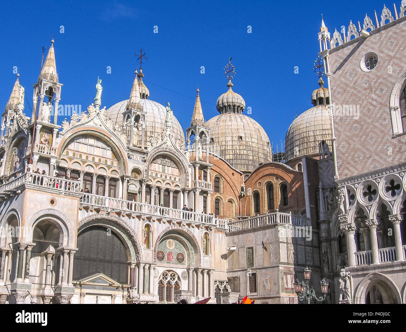 San Marco Basilica in Venice. The main church of the city, located in ...