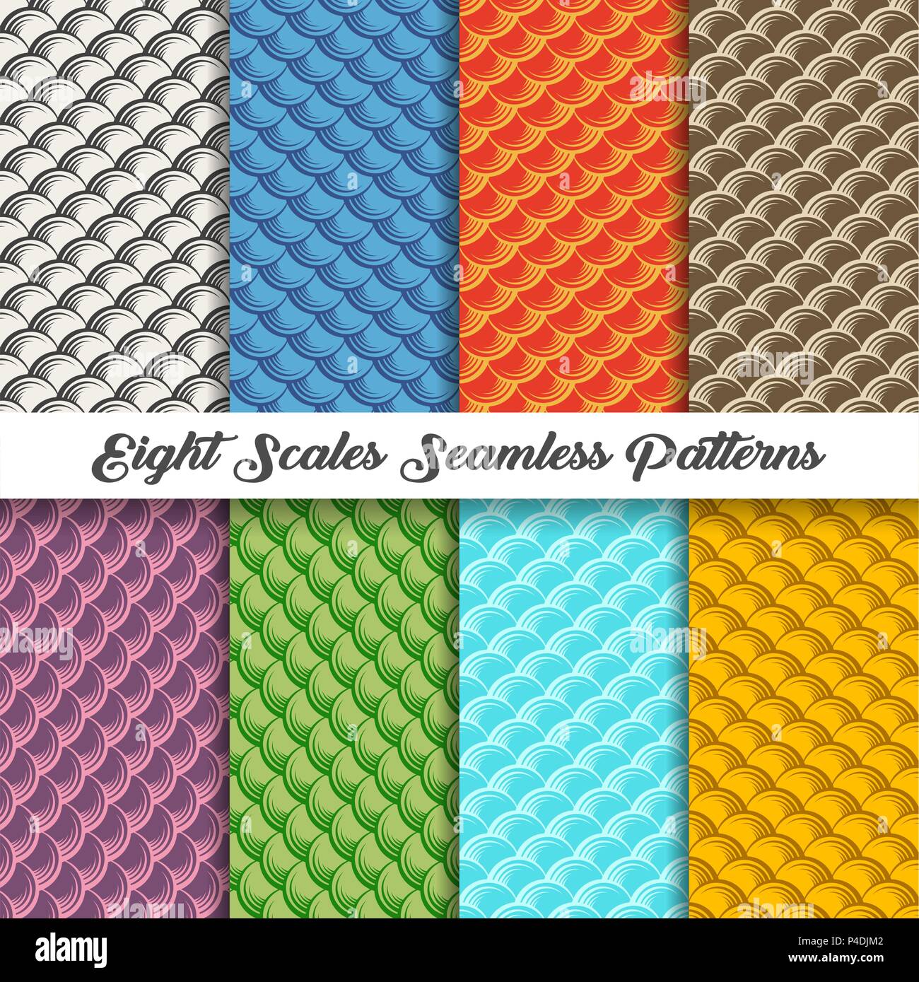 Fish scale pattern vector hi-res stock photography and images - Alamy