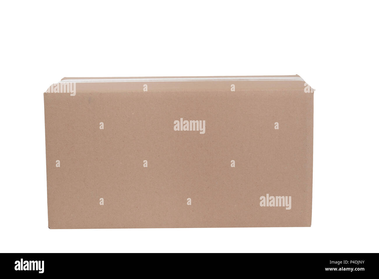 isolated front view cardboard box Stock Photo - Alamy