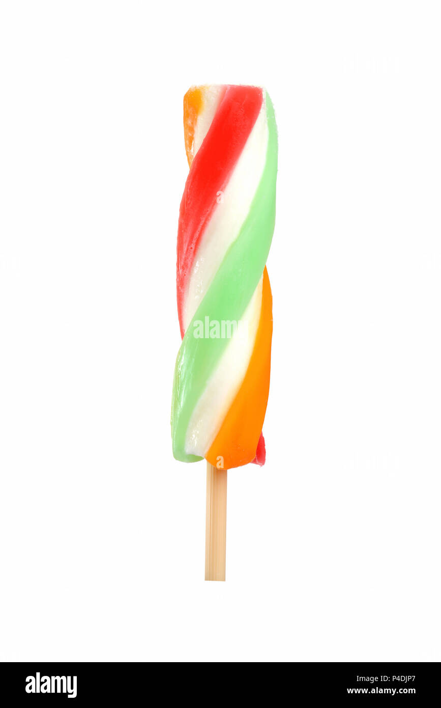 isolated swirl popsicle Stock Photo - Alamy
