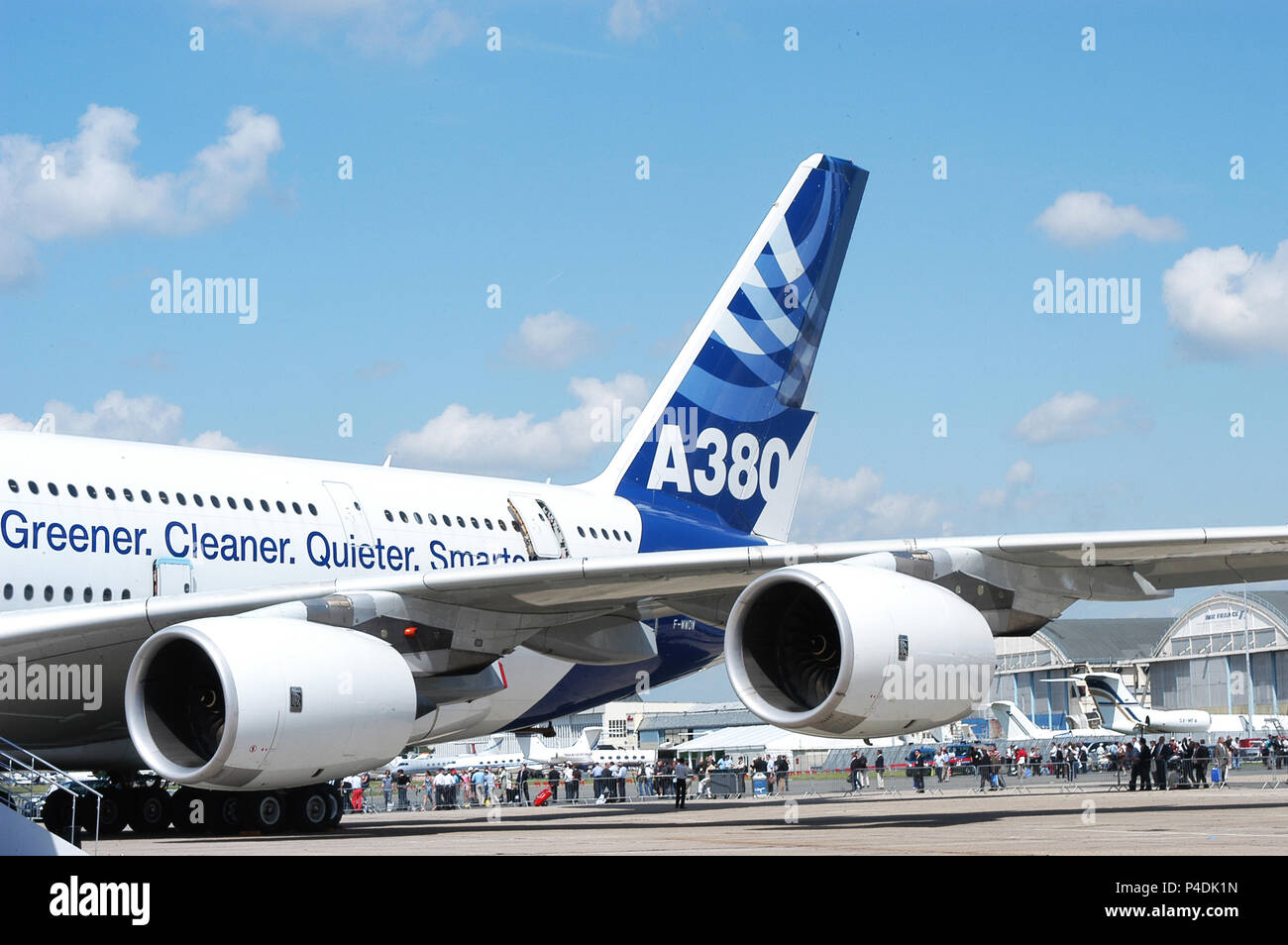 PARIS/BOURGET LE 18/06/2009 PRESENTATION DE L'A380 AU SALON DU BOURGET Stock Photo - Alamy