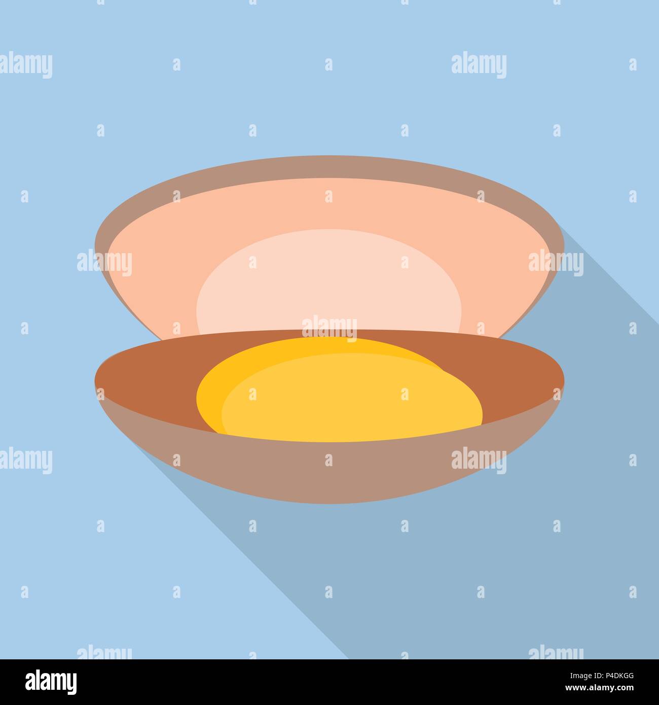 Open mussel shell Stock Vector Images - Alamy
