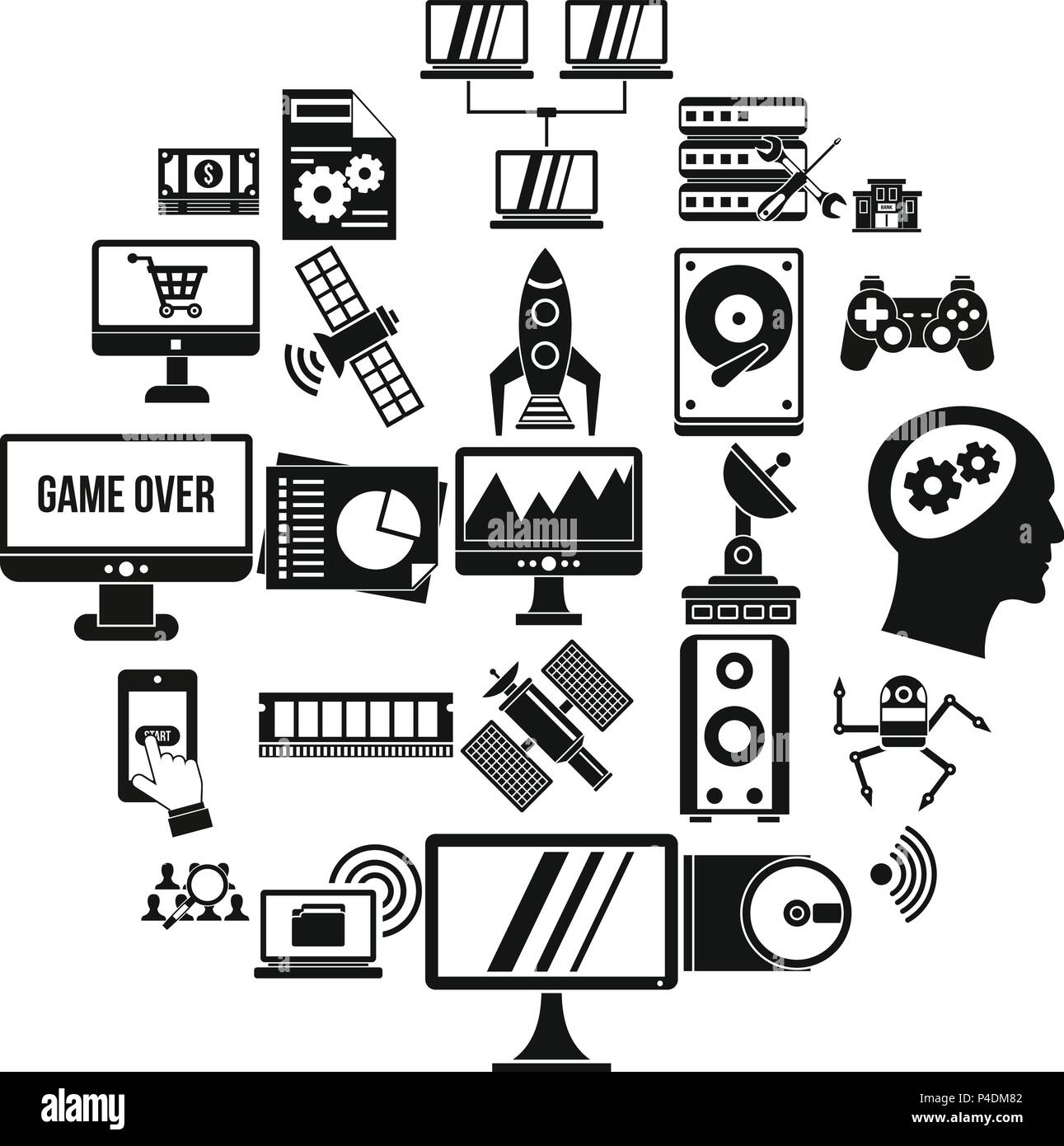 Manual computing Stock Vector Images - Alamy