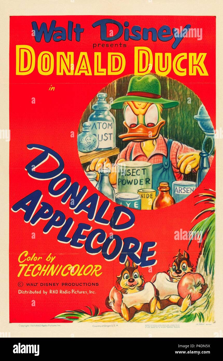 Description: Donald Applecore, 1952. Original Film Title: MISC: DONALD ...
