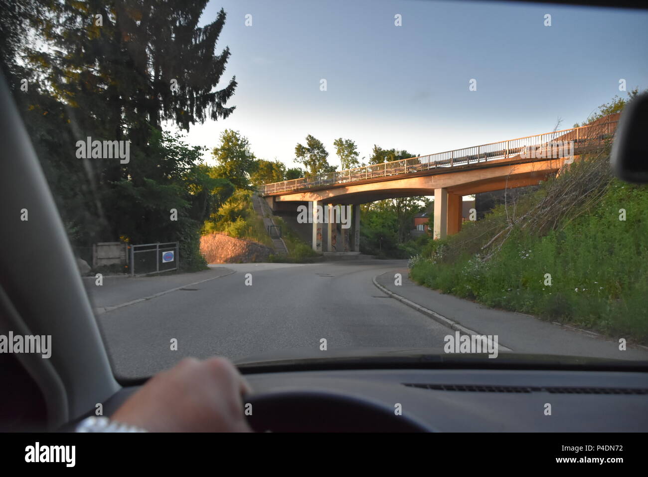 Car driver perspective hi-res stock photography and images - Alamy