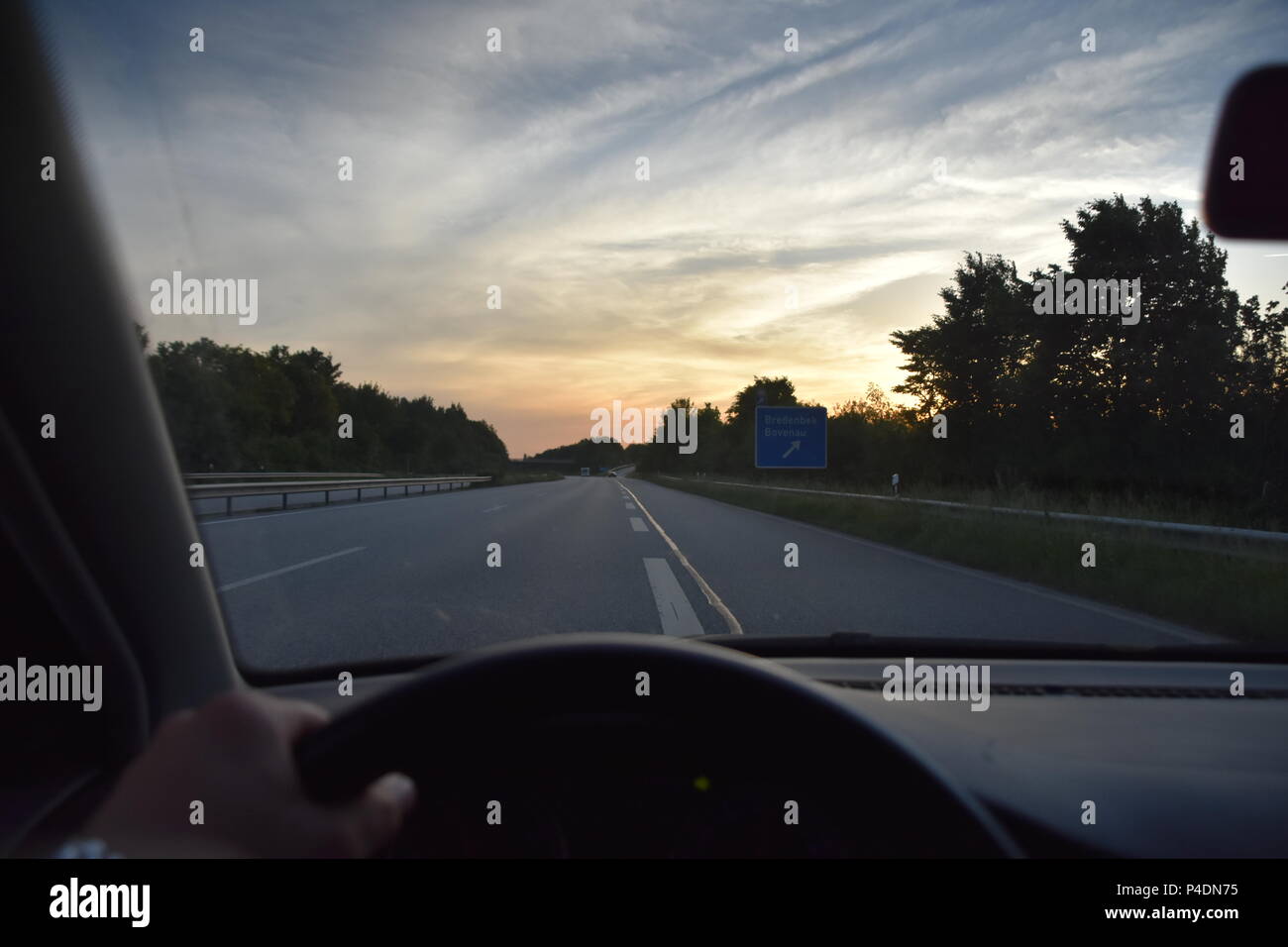 Driver perspective traffic hi-res stock photography and images - Alamy