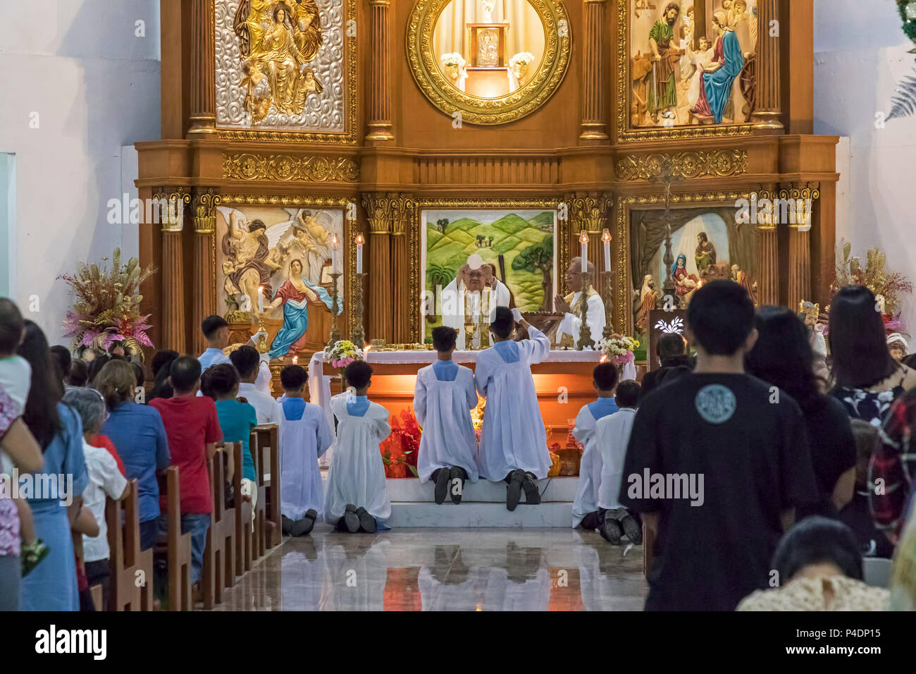 Midnight mass at christmas hi-res stock photography and images - Alamy