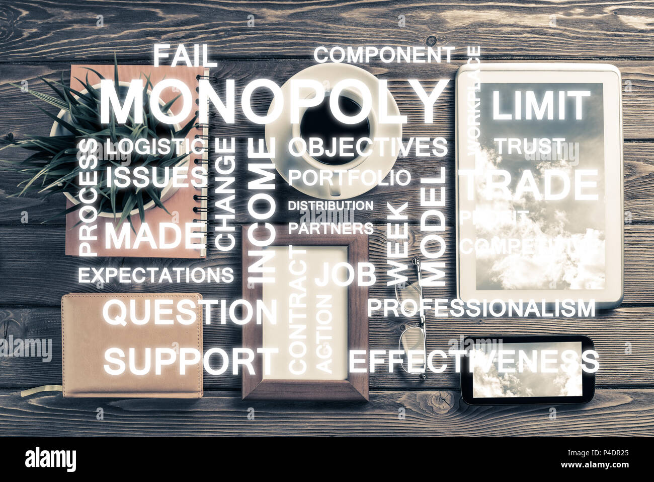 Modern workplace concept Stock Photo - Alamy